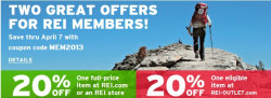 REI官网 会员优惠活动多少钱-什么值得买