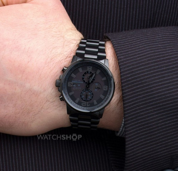Citizen 西铁城 Nighthawk 夜鹰系列 CA0295-58E 男款三眼光动能腕表多少钱-什么值得买