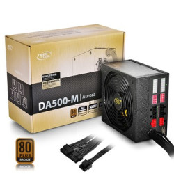 DEEPCOOL 九州风神 额定500W DA500-M电源 + DEEPCOOL 九州风神 玄冰400 多平台 CPU散热器-什么值得买