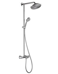Hansgrohe 汉斯格雅 飞雨220 空气雨淋式 花洒套装 27215L多少钱-什么值得买