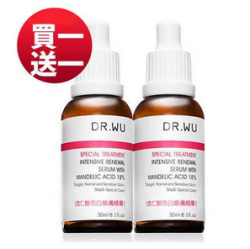 DR.WU 达尔肤 18%杏仁酸亮白焕肤精华液 30ml*2瓶多少钱-什么值得买