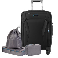 Samsonite 新秀丽 Neo Lounge 商务拉杆箱 20英寸 +送收纳四件套多少钱-什么值得买