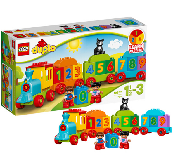 【省70元】玩具积木_LEGO 乐高 得宝系列 10847 数字火车-什么值得买