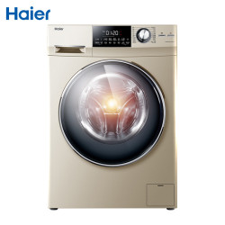 海尔（Haier）XQG80-BD14756GU1 8公斤直驱变频滚筒洗衣机(香槟金)多少钱-什么值得买