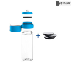 Mavea micro-disc出行随身滤水杯 蓝色 600毫升 随时随地享用干净好水多少钱-什么值得买