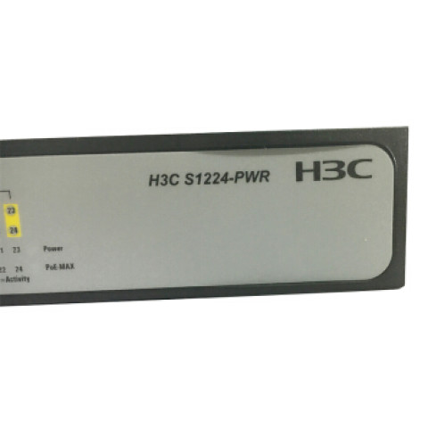 H3C 新华三 S1224-PWR 24口全千兆无管理POE交换机-什么值得买