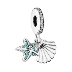 PANDORA 潘多拉 792076CZF 海星贝壳串饰 *2件多少钱-什么值得买