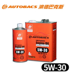 澳德巴克斯（AUTOBACS） 全合成机油 日本原装进口润滑油 0W-20 SN级 4L1L/罐 全合成5W-30 SN级/CF/GF-5 ...