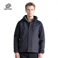 【省30元】探拓冲锋衣_TECTOP 探拓 冲锋衣加厚保暖男女冲锋衣外套抓绒衣内胆可拆卸 JW7709 深灰色 2XL多少钱-什么值得买