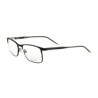 HUGO BOSS 雨果博斯 男款黑色镜框黑色镜腿金属全框光学眼镜架眼镜框 BOSS 0967-003 56MM【报价 价格 评测 怎么样 ...
