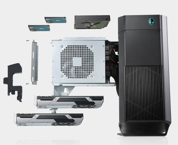 Alienware 外星人 Aurora R7游戏台式机（i7-8700 、16GB、1TB+256GB、RX 580X 8G）多少钱-什么值得买