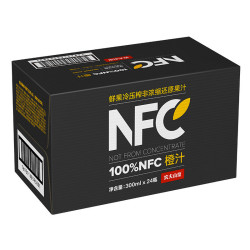 【省25元】农夫山泉 NFC果汁饮料 100%NFC橙汁300ml*24瓶整箱多少钱-什么值得买