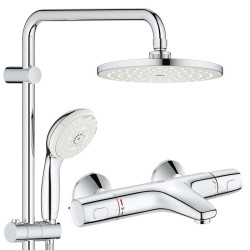 【省657元】GROHE 高仪 34227002+27389002 恒温冷触花洒套装多少钱-什么值得买