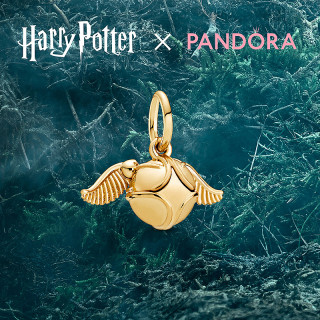 【PANDORA/潘多拉吊坠】PANDORA 潘多拉 哈利波特系列 金色飞贼吊坠 368618C00*【报价 价格 评测 怎么样】 -什么值得买