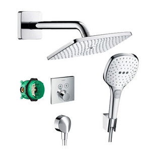 hansgrohe 汉斯格雅 飞雨E240 暗装入墙式淋浴花洒 27370000+26720400【报价 价格 评测 怎么样】 -什么值得买