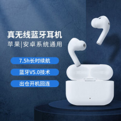 名创优品【MINISO】K66 Pro无线蓝牙降噪耳机 支持苹果华为小米手机 运动跑步迷你入耳式 白色-什么值得买