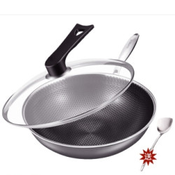 电磁炒锅_OLOFE 欧乐菲 无油烟不粘炒锅 32cm *2件多少钱-什么值得买