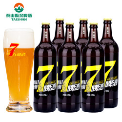 原浆啤酒_泰山原浆啤酒7天鲜活8度720mL*6瓶整箱装瓶装多少钱-什么值得买