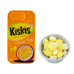 kiskis薄荷糖_酷滋 Kiskis无糖薄荷糖网红休闲零食（百香果味）21g*1盒 *19件多少钱-什么值得买