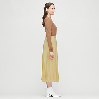 优衣库 女装 雪纺打褶长裙 (优衣库风琴裙) 429209 UNIQLO【报价 价格 评测 怎么样】 -什么值得买