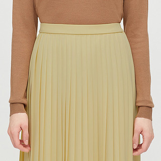 优衣库 女装 雪纺打褶长裙 (优衣库风琴裙) 429209 UNIQLO【报价 价格 评测 怎么样】 -什么值得买