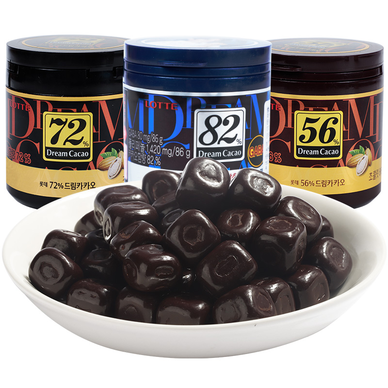 乐天糖果巧克力怎么样 没有满分的lotte 82%_什么值得买