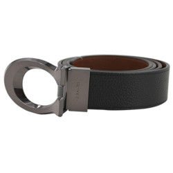 【省114元】男士腰带_COACH 蔻驰 奢侈品 男士板扣腰带黑色皮质 91305 QBLVW多少钱-什么值得买