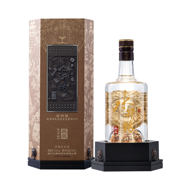 swellfun 水井坊 第一坊酒 典藏大师版 金狮装 53%vol 浓香型白酒 500ml 单瓶装【报价 价格 评测 怎么样】 -什么值得买