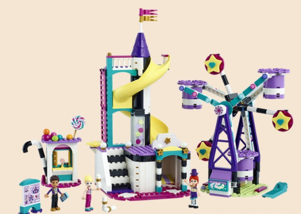 乐高积木_LEGO 乐高 Friends好朋友系列 41689 神奇的摩天轮和滑梯多少钱-什么值得买