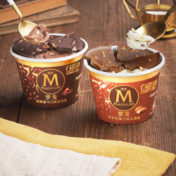 梦龙冰淇淋/雪糕_MAGNUM 梦龙 和路雪 敲敲杯 香草坚果口味69g*3杯 雪糕 冰激凌多少钱-什么值得买