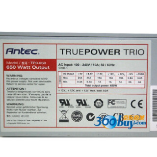 安钛克（Antec）TruePower Trio 650 额定650W电源 主动式PFC 超静音电源【报价 价格 评测 怎么样】 -什么值得买