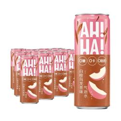 可口可乐起泡饮用水_Coca-Cola 可口可乐 小宇宙AH—HA 0糖0卡0脂 白桃乌龙茶味 气泡水汽水饮料AHHA 330ml*12瓶 整 ...