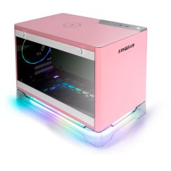 【省281元】粉色电脑机箱_InWin 迎广 A1 Plus 粉色限定版 RGB MINI-ITX机箱 半侧透多少钱-什么值得买