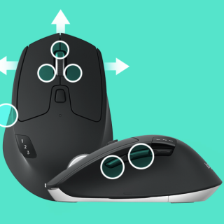 Logitech 罗技 M720 2.4G蓝牙 优联 双模无线鼠标 1000DPI 黑色【报价 价格 评测 怎么样】 -什么值得买