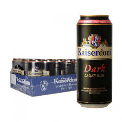 【省80.6元】凯撒工业啤酒_Kaiserdom 凯撒 黑啤酒 500ml*24听 整箱装 德国原装进口多少钱-什么值得买
