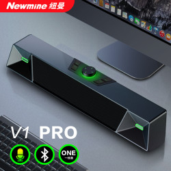 桌面音箱_Newmine 纽曼 V1 PRO电脑音响蓝牙音箱台式机电脑音响低音炮家用桌面电脑游戏音箱多少钱-什么值得买