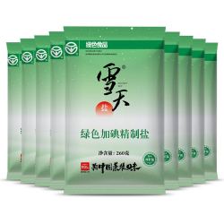 雪天食盐_xuetian 雪天 盐未加碘精制食用盐300g*7包无碘家用细盐多少钱-什么值得买