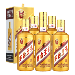 【省618元】整箱白酒_MOUTAI 茅台 金王子酒 53%vol 酱香型白酒 500ml*6瓶 整箱装多少钱-什么值得买