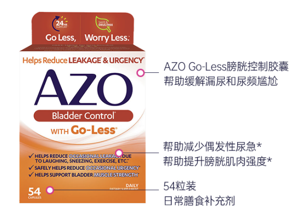 【省158.6元】AZO其他营养_AZO 膀胱控制胶囊 54粒多少钱-什么值得买