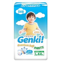 【省81.19元】妮飘裤型尿裤_nepia 妮飘 Genki!系列 拉拉裤 L44片多少钱-什么值得买
