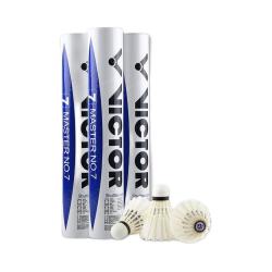 威克多羽毛球_VICTOR 威克多 MASTER NO.7 羽毛球 白色 77速 12只装多少钱-什么值得买