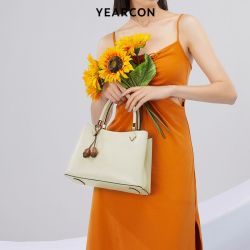 意尔康女士手提包_YEARCON 意尔康 女包2022新款送妈妈包简约洋气手提包大容量实用通勤包包女多少钱-什么值得买