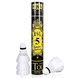 【省108元】亚狮龙羽毛球具_RSL 亚狮龙 5号 羽毛球 12只装 5桶装 RSL5多少钱-什么值得买