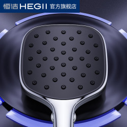 恒洁花洒_HEGII 恒洁 HMS010 大面板无极调节手持花洒喷头多少钱-什么值得买