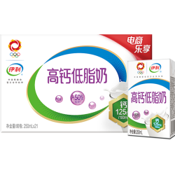 伊利牛奶_yili 伊利 高钙低脂牛奶250ml*21盒/整箱富含VD促进钙吸收营养早餐奶多少钱-什么值得买