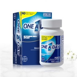 【省108元】ONE A DAY基础健康_ONE A DAY 男士复合维生素 100粒多少钱-什么值得买