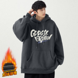 冬季卫衣_MONTVOO 迈特优 冬季男生加绒连帽卫衣美式冬款重磅男士潮牌男款加厚秋冬外套多少钱-什么值得买