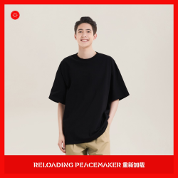 重新加载男上装_RELOADING PEACEMAKER 重新加载 宽松版纯棉圆领短袖纯色休闲透气T恤百搭男女五色可选多少钱-什么值得买