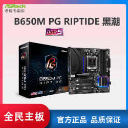 华擎主板_ASRock 华擎 B650M PG Riptide 黑潮风暴 M-ATX主板（AMD AM5、B650）多少钱-什么值得买
