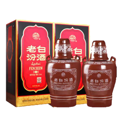 【省81元】汾酒白酒_汾酒 老白汾酒10 53%vol 清香型白酒 475ml*2瓶 双支装多少钱-什么值得买